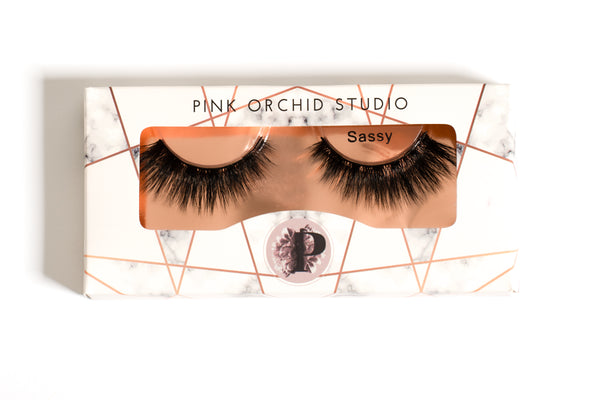 LUXURY SILK LASHES - SASSY - PINK ORCHID STUDIO